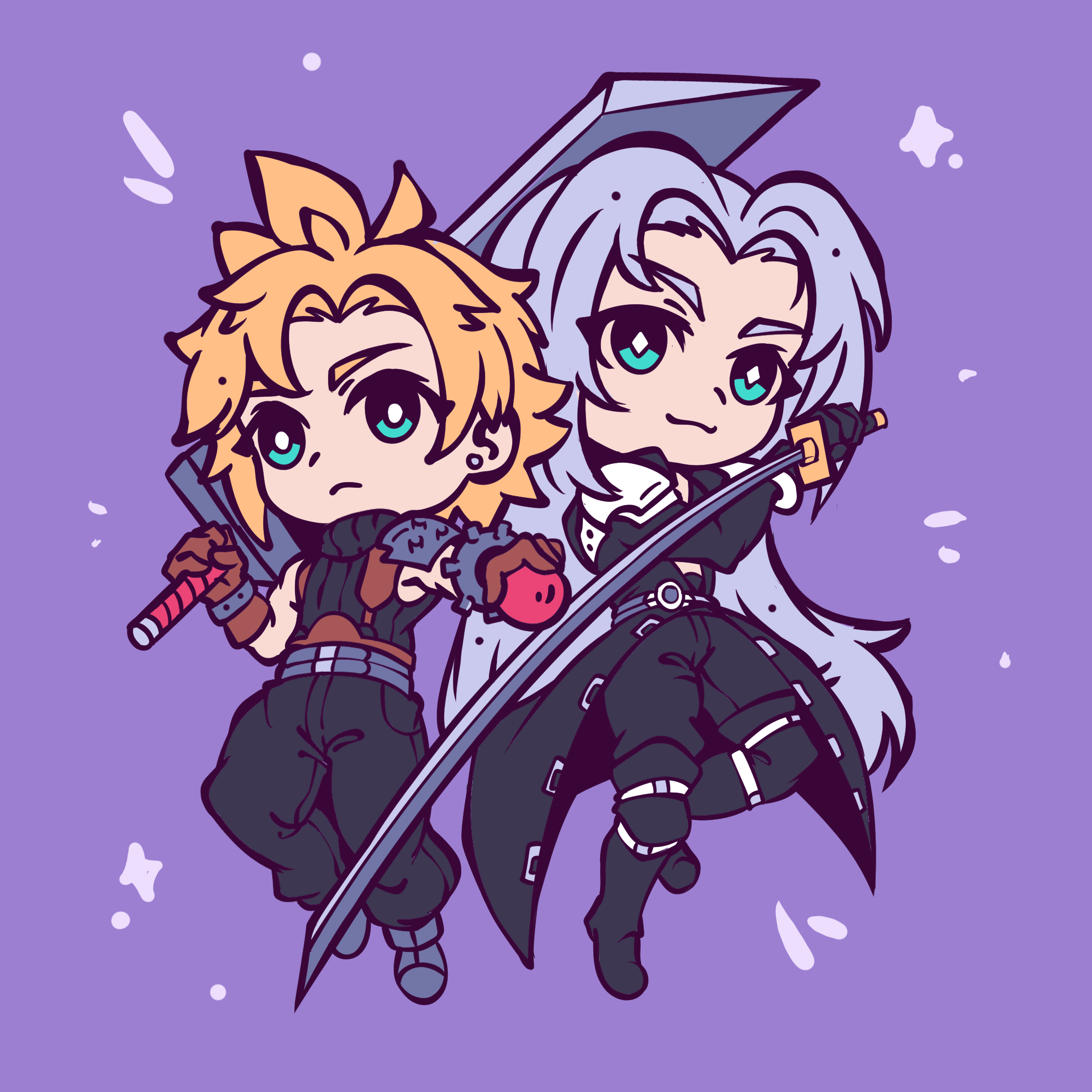 (IN-HAND) FF7 ENAMEL PIN – AndySocer